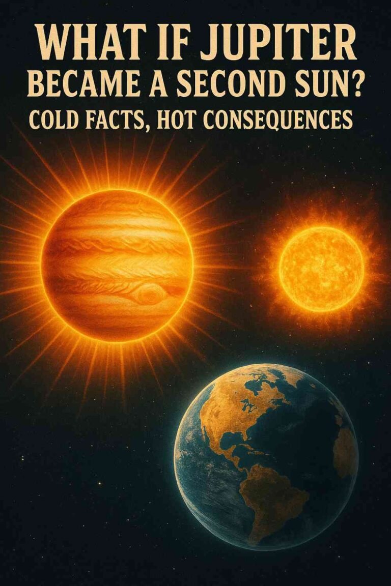 What If Jupiter Became a Second Sun? Cold Facts, Hot Consequences